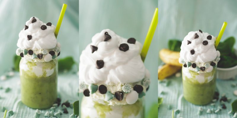 Disney-Inspired Princess and the Frog Mint Smoothie - Magic for Miles