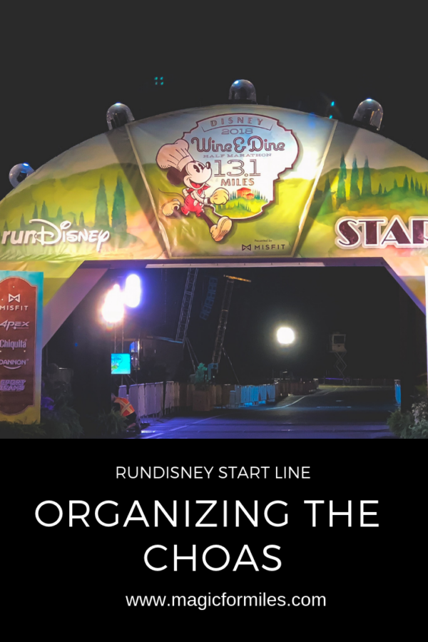 Organizing the Chaos of runDisney Start Corrals - Magic for Miles