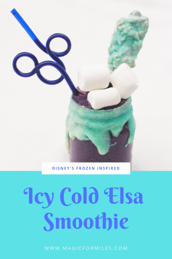 Disney's Frozen-Inspired Icy Cold Smoothie - Magic for Miles