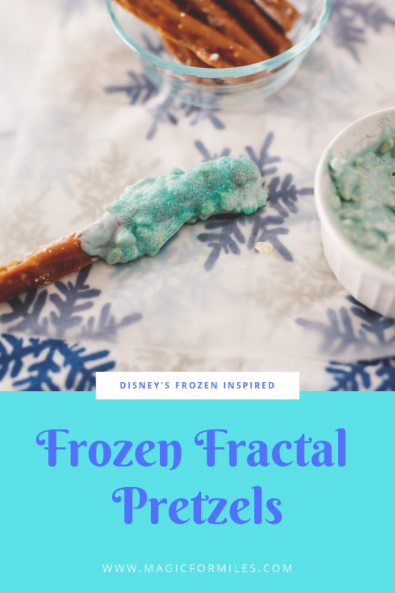 Disney-Inspired Frozen Fractal Pretzel - Magic for Miles